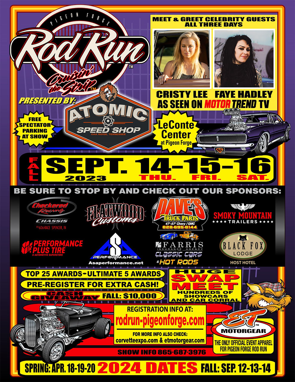 Rod Run Pigeon Forge – Rod Run Pigeon Forge will be held in the Spring ...