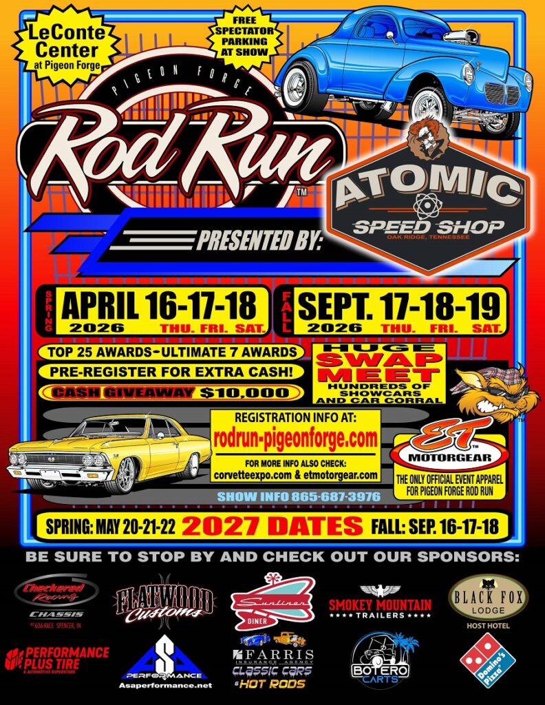 APR 16-18, 2026 | Rod Run Pigeon Forge