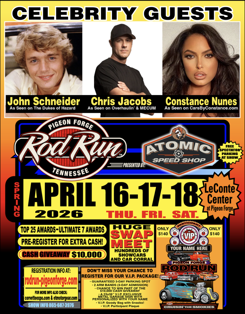 APR 16-18, 2026 | Rod Run Pigeon Forge